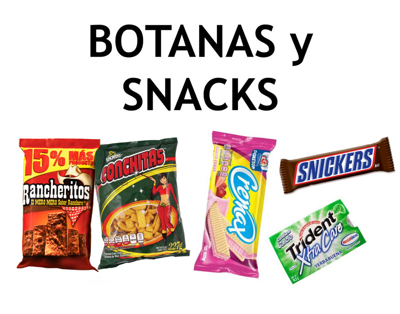 Botanas / Snacks | Expendedoras Monterrey